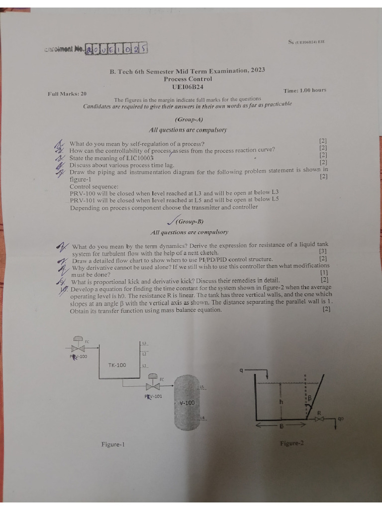 6th Sem Previous Year Question Paper | PDF