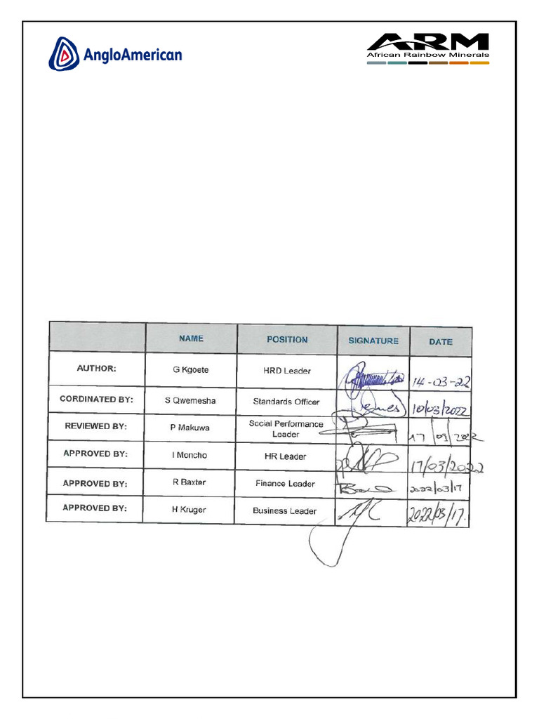 Modikwa Platinum Mine Bursary Policy | PDF | Engineering | Human ...