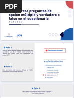 Guía de Formato GIFT para Cuestionarios | PDF | Moodle | HTML