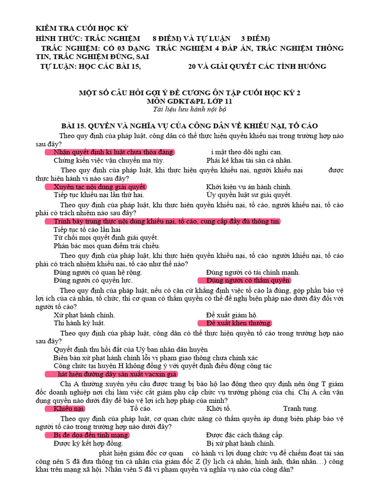 K11 - GDKT&PL - Cuoi hk2 2024 - 2025 Gui Hs | PDF