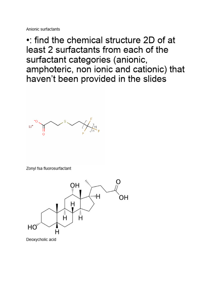 Surfactants | PDF