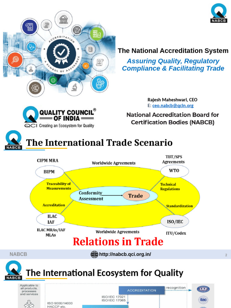 National Accreditation System Overview | PDF