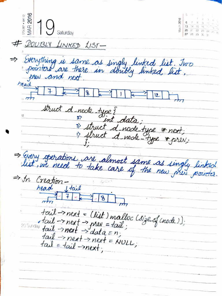 Doubly Linked List | PDF