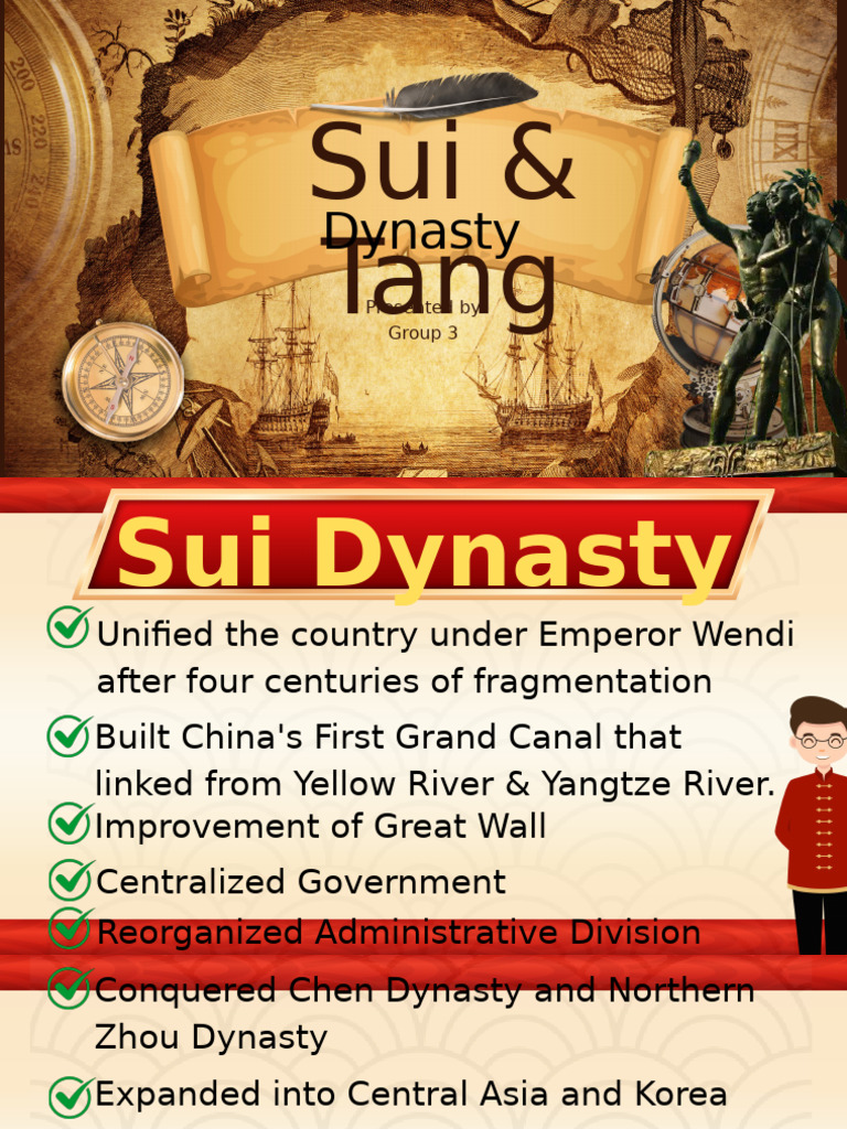 World History PPT Sui Tang Dynasty 20250307 061026 0000 | PDF