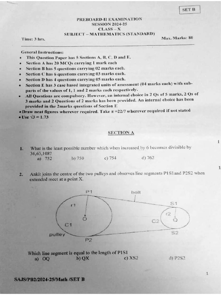 002-Mathematics Paper | PDF