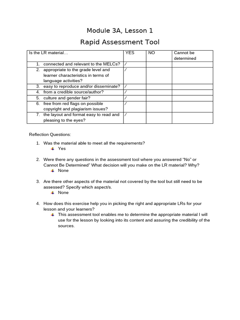 Output-7-Rapid-Assessment-Tool | PDF