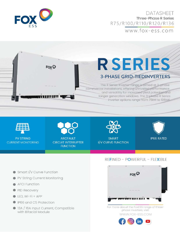 FOX (R On-Grid Datasheets) | PDF
