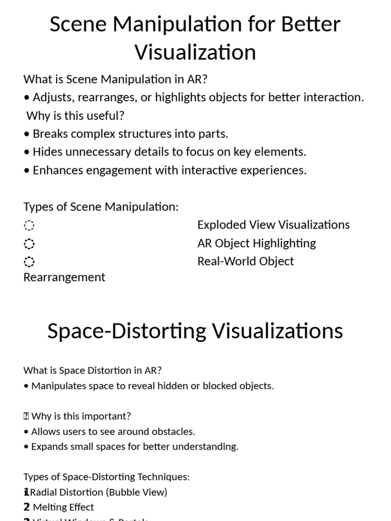 AR Visualization Presentation | PDF