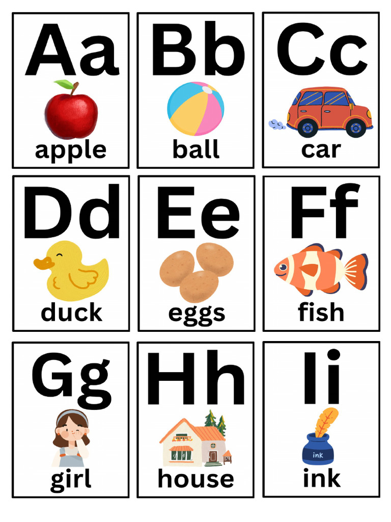 Flashcard Letters | PDF
