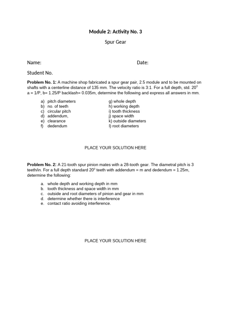 Module 2 Activity No. 3 | PDF