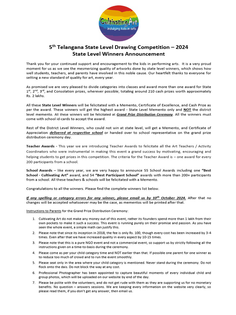2024-State-Level-Winners | PDF