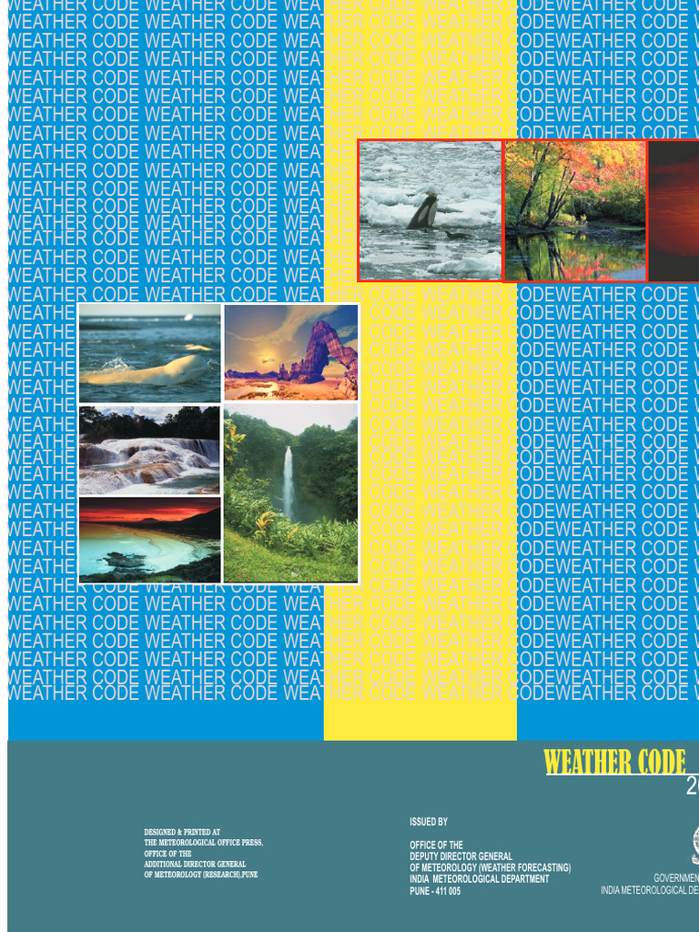Weather Codebook | PDF | Cloud | Clouds, Fog And Precipitation