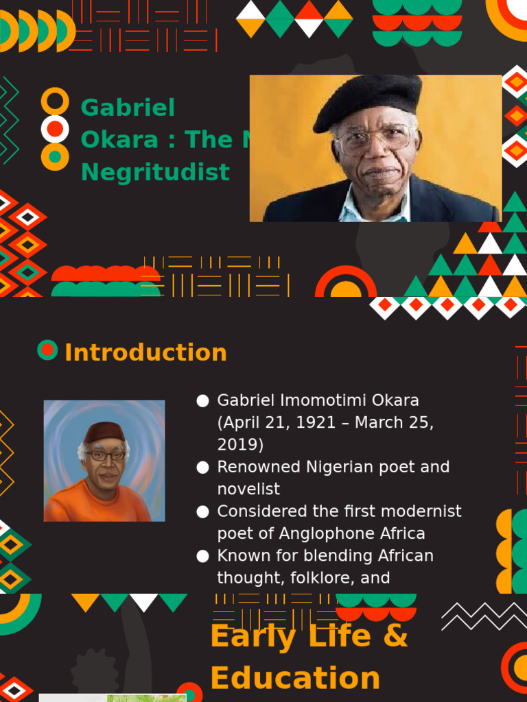 Gabriel Okara - The Nigerian Negritudist | PDF | Written Communication ...