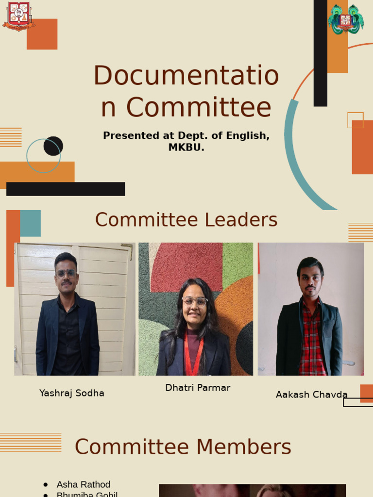 Documentation Committe Report - Welcome Function | PDF