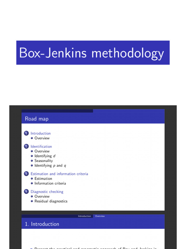 Box and Jenkins | PDF