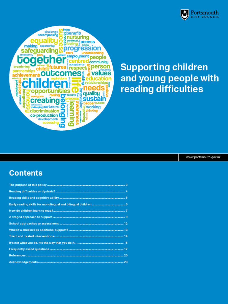 Supporting CYP With Reading Difficulties | PDF | Reading Comprehension | Phonics