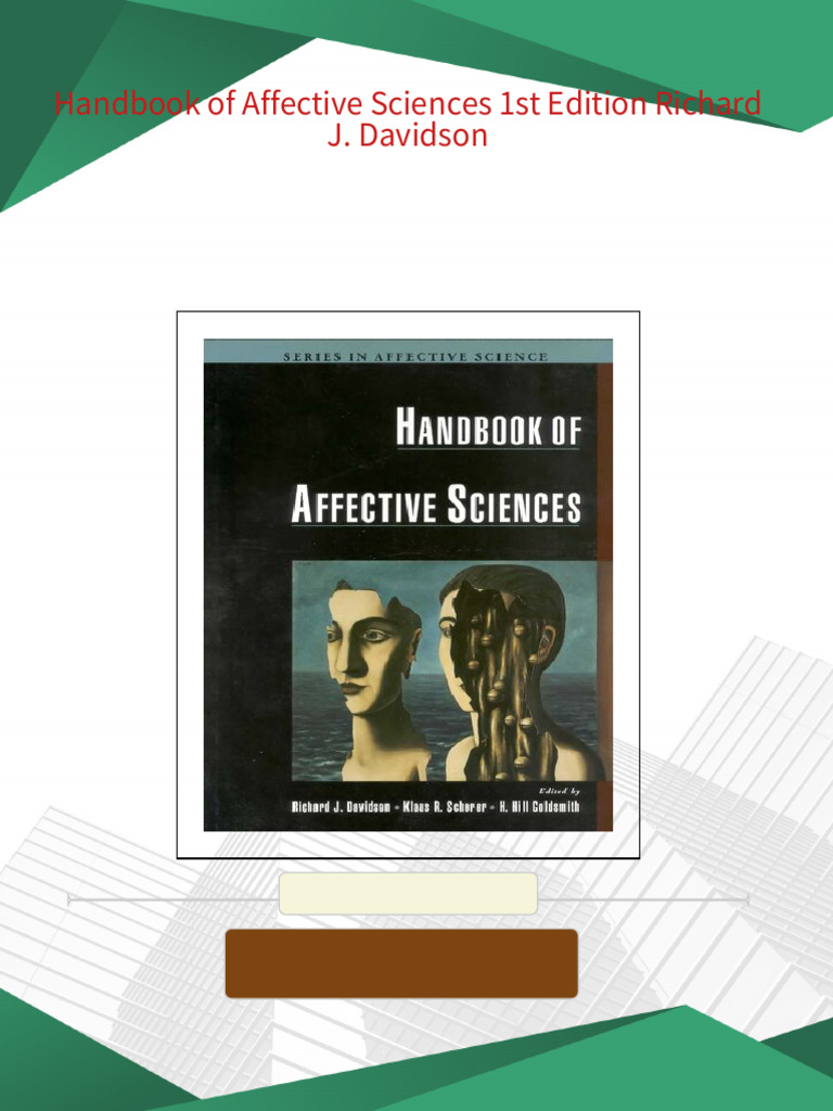 Handbook of Affective Sciences 1st Edition Richard J. Davidson - Read ...