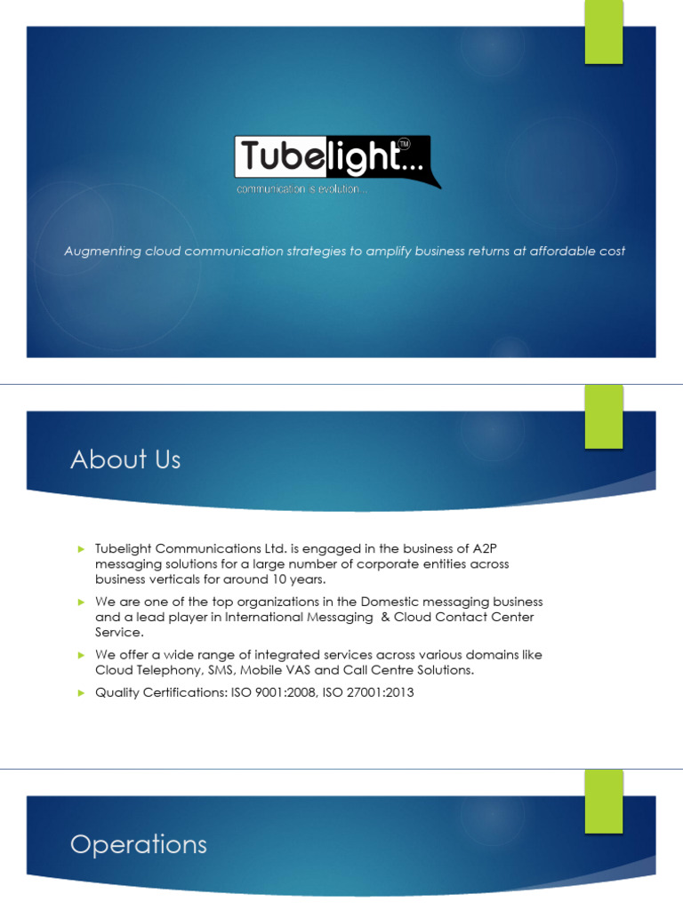 Tubelight Product Portfolio (1) | PDF | Cloud Computing | Call Centre