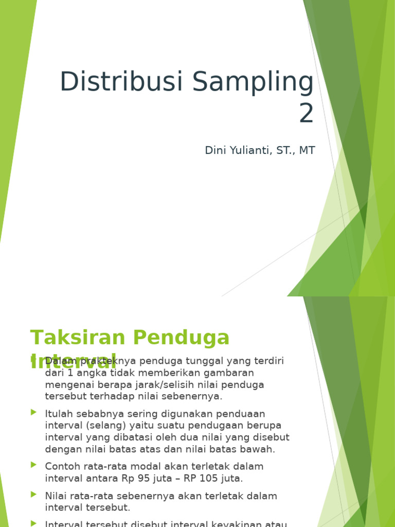 Distribusi Sampling 2 | PDF