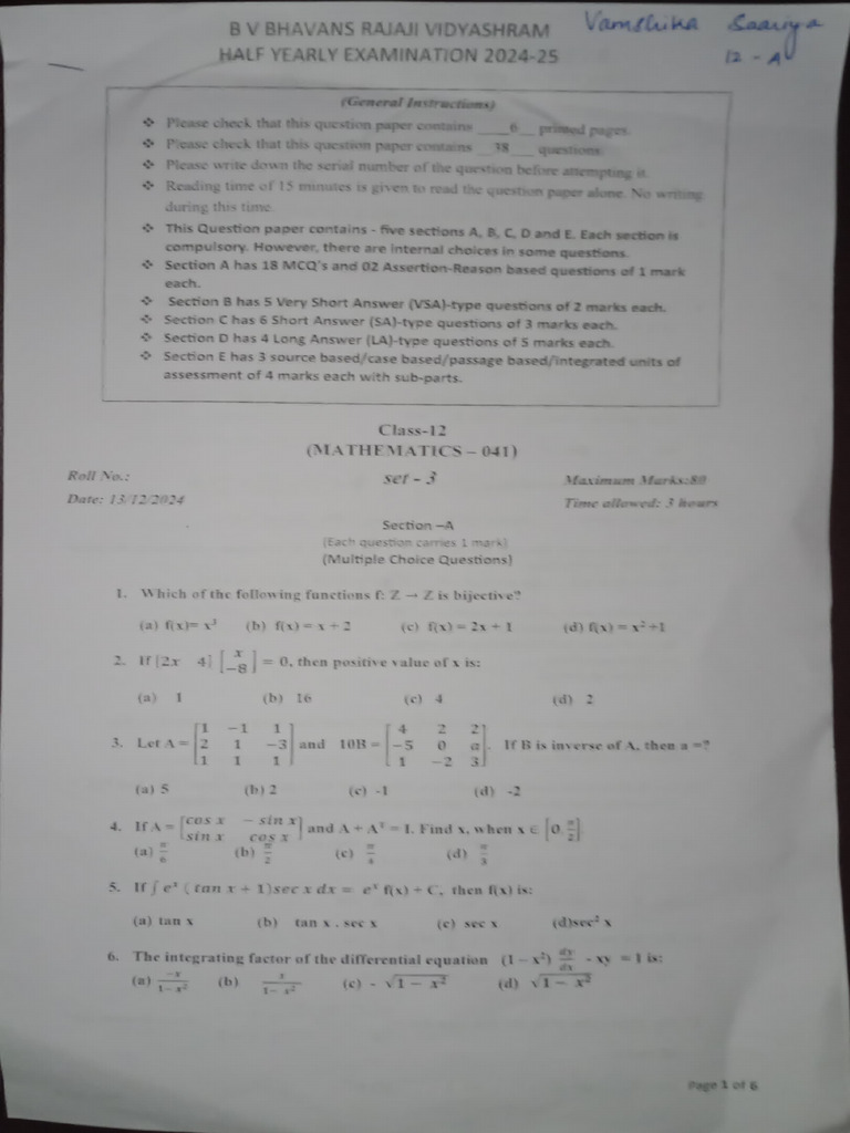 maths cluster set 3 | PDF | Mathematical Concepts | Mathematical Physics