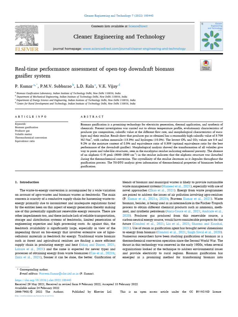 Real Time Performance Assessment of Open Top Down - 2022 - Cleaner ...