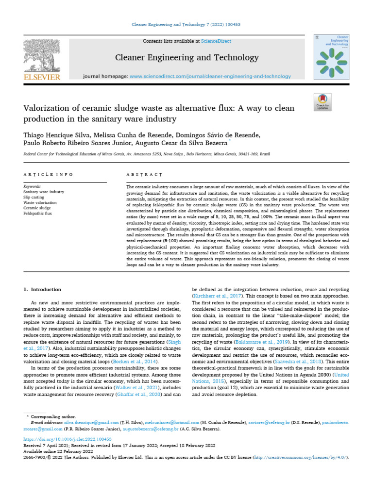 Valorization-of-ceramic-sludge-waste-as-alternative-fl_2022_Cleaner ...
