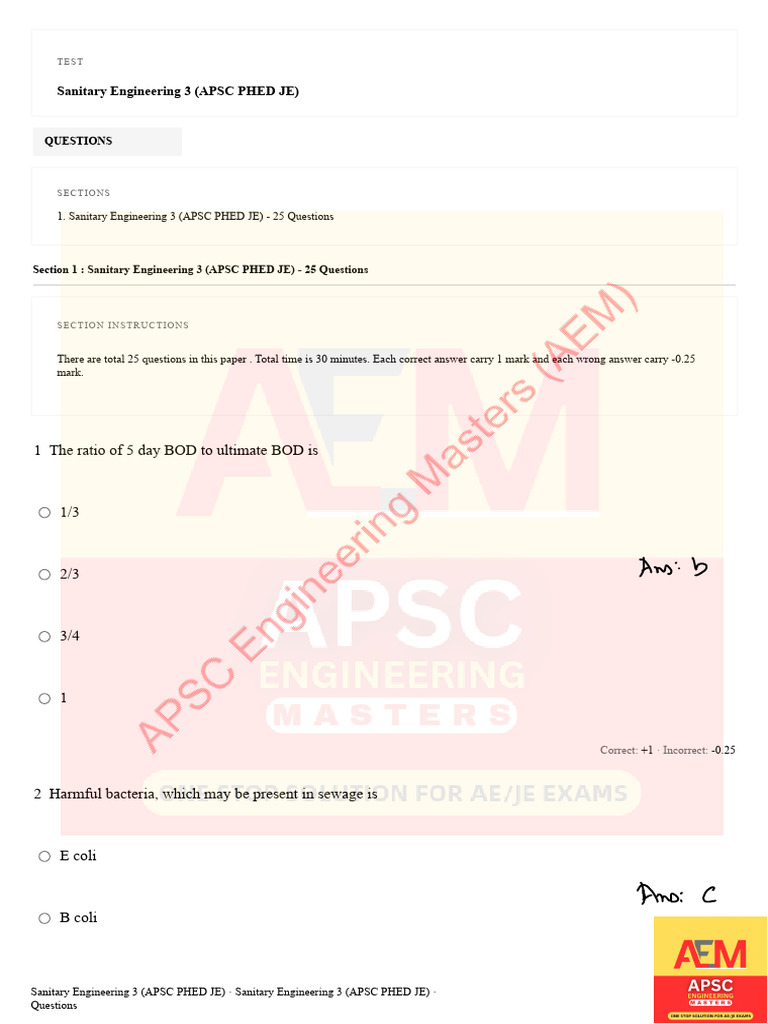 Waste Water Engineeing (Environmental) | PDF | Sanitary Sewer | Sewage Treatment