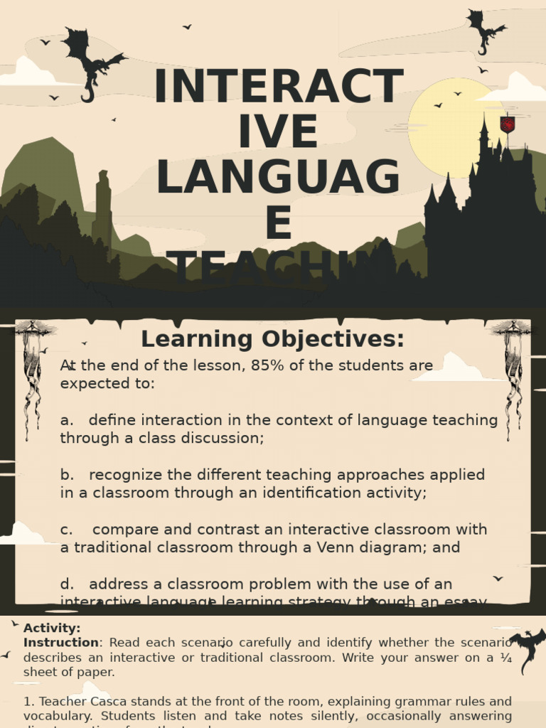 Interactive Language Teaching | PDF | Teachers | Learning