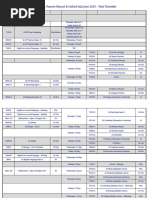 Ib Timetable Student Version 2025 | PDF