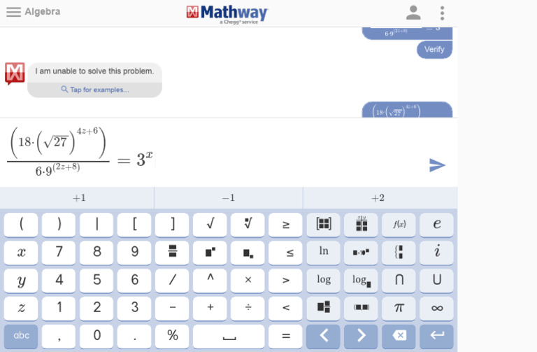 Mathway Algebra Problem Solver | PDF | Mathematics | Algebra