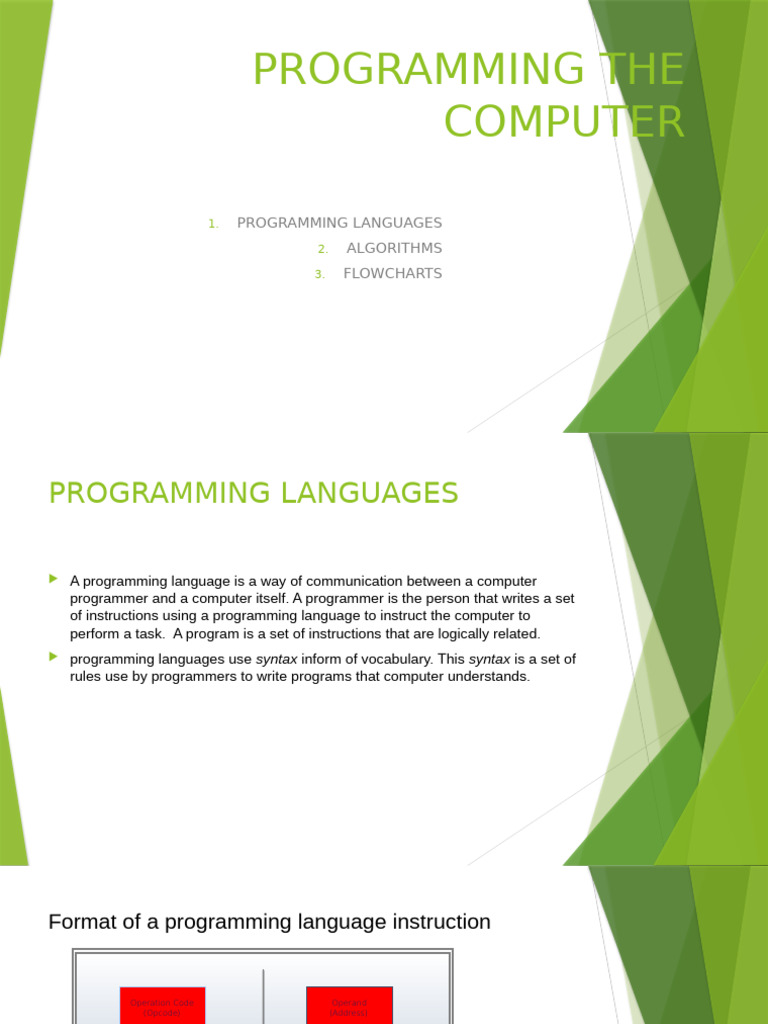cos 101 module 5 presentation | PDF | Source Code | Programming