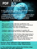 Fingerprint Ridge Characteristics Explained | PDF | Fingerprint | Forensic Science