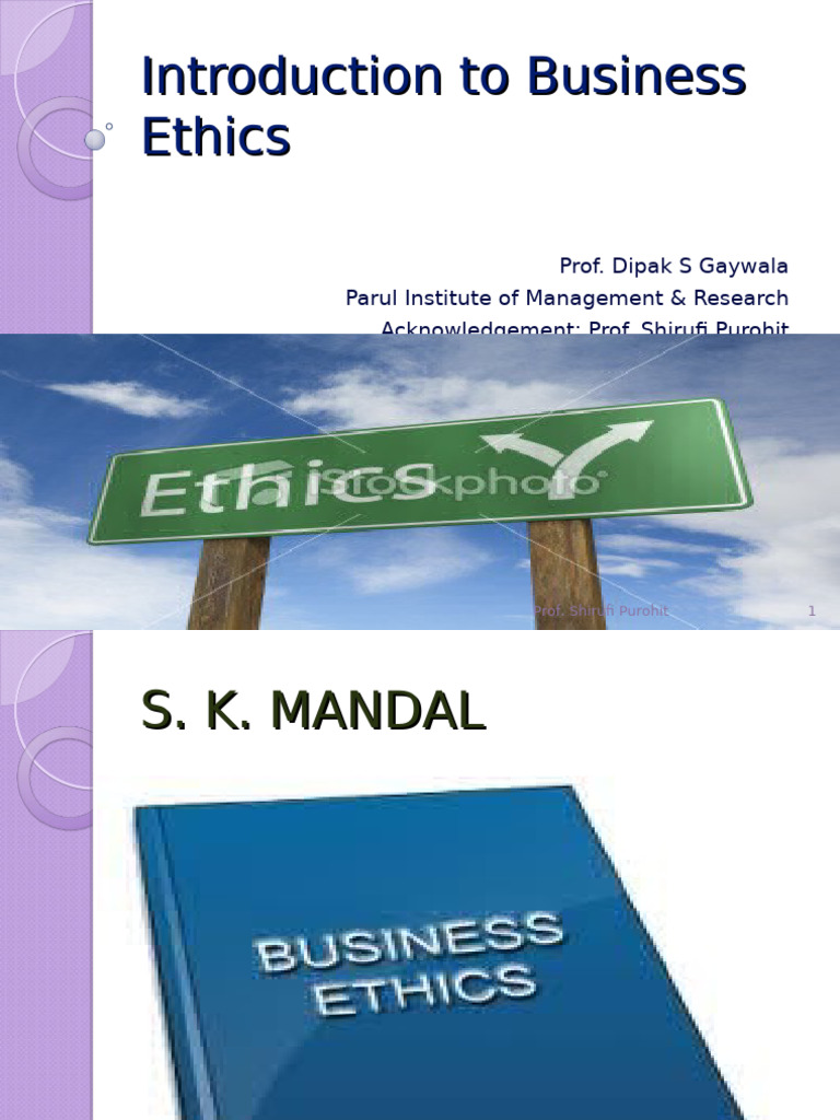 i.1 Module 1 Part-1 | PDF | Governance | Morality