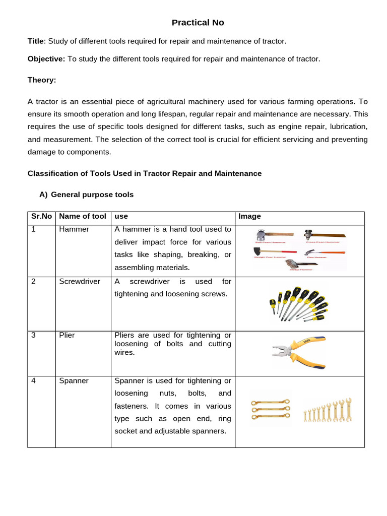 TFMOM PRACTICAL | PDF | Screw | Nut (Hardware)