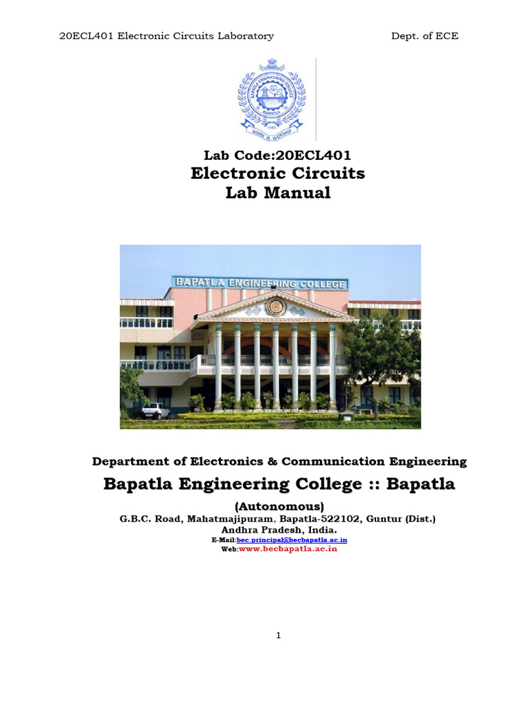 20ECL401 | PDF | Rectifier | Amplifier