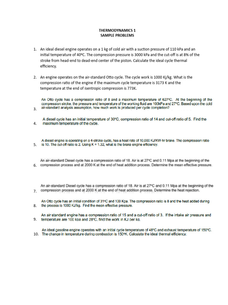 Sample Problem Thermo 1 | PDF