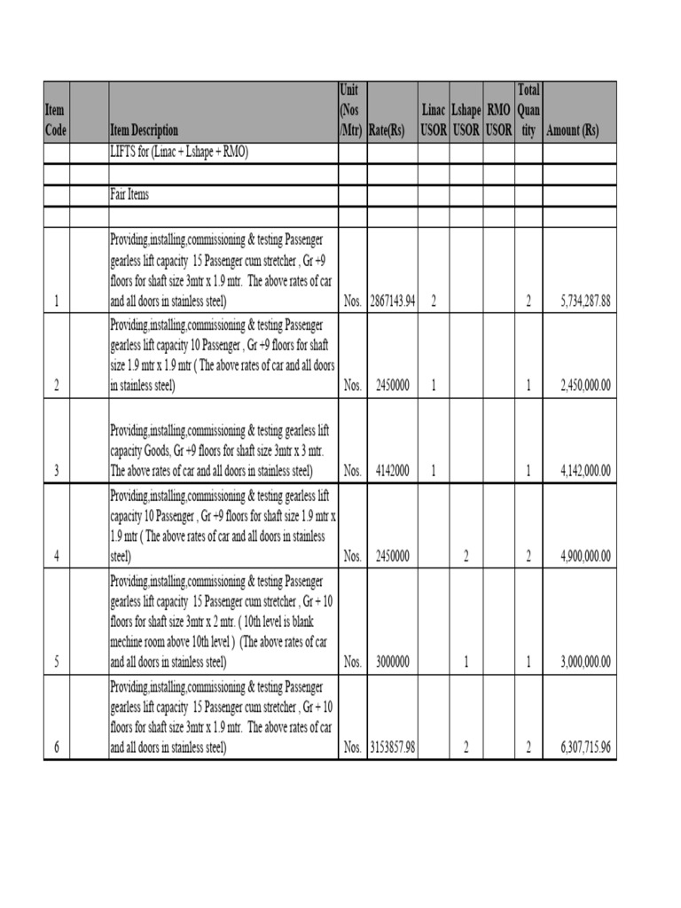 ETH_7000004830_Lift | PDF | Elevator | Building Engineering