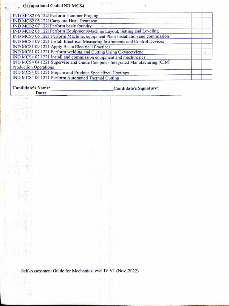 Assesment Package | PDF