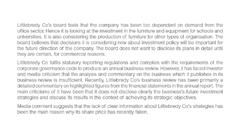 Reporting of Investment Strategy | PDF