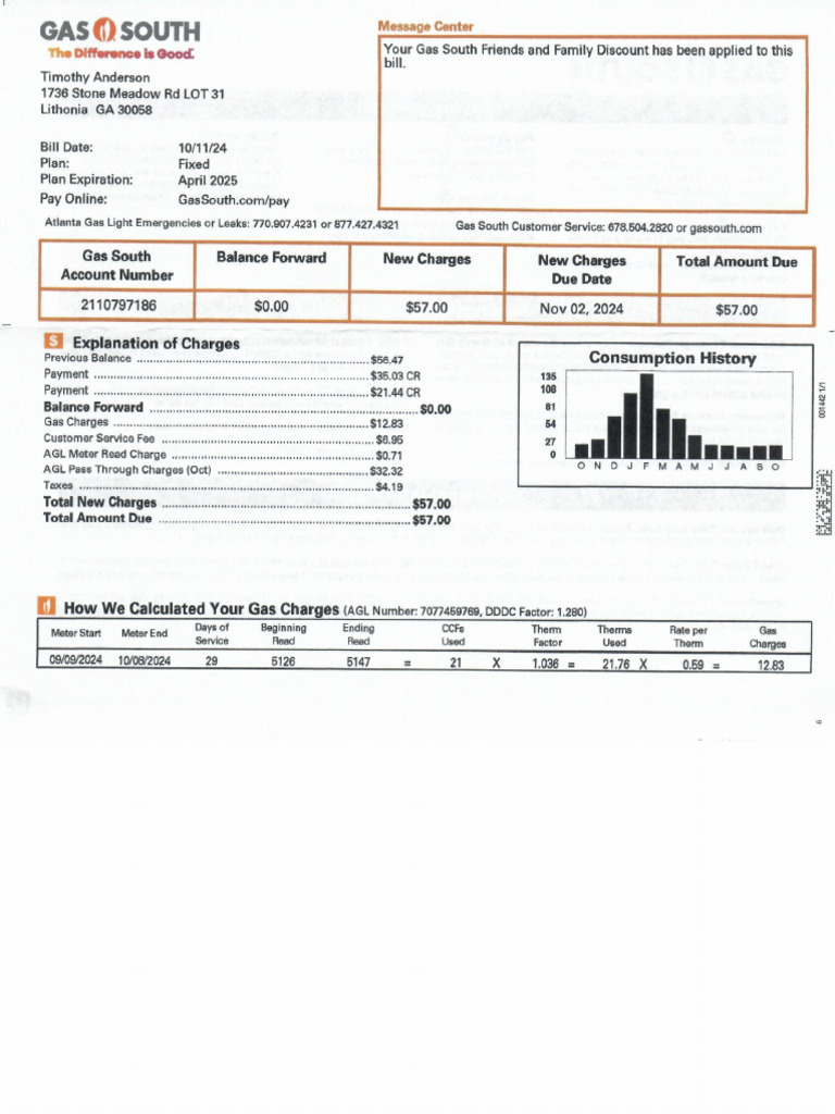 Gas Bills | PDF