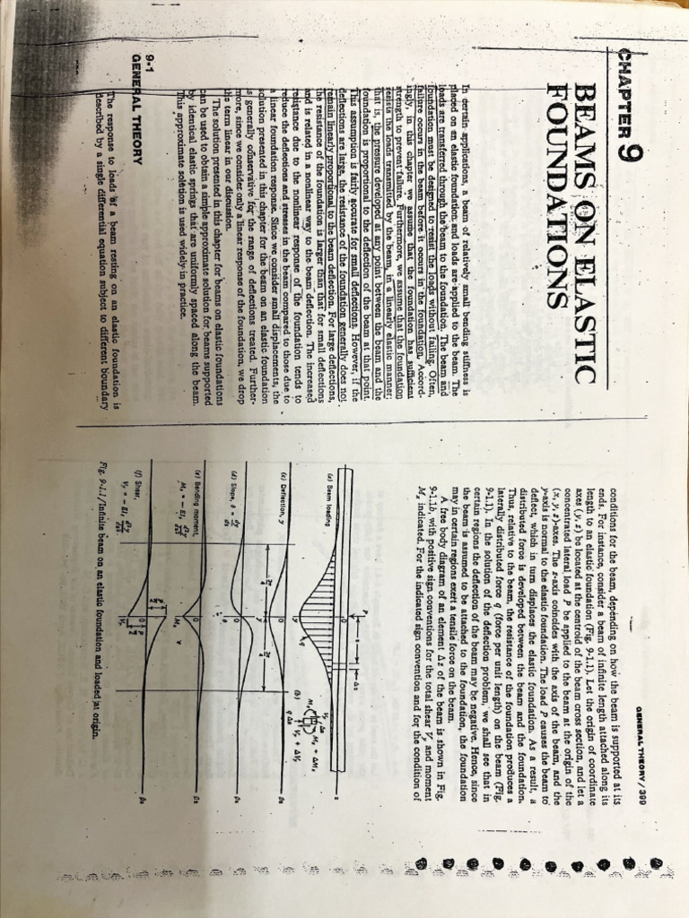 Beam On Elastic Foundation | PDF