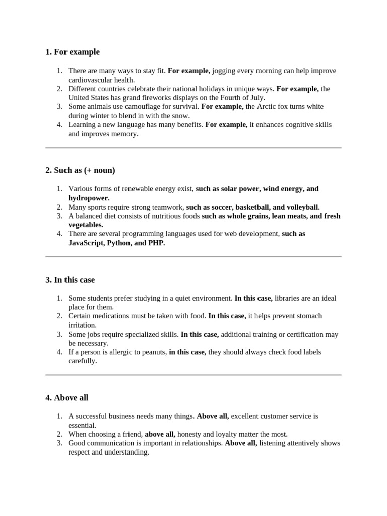 General to Specific Examples Explained | PDF | Foods | Psychology