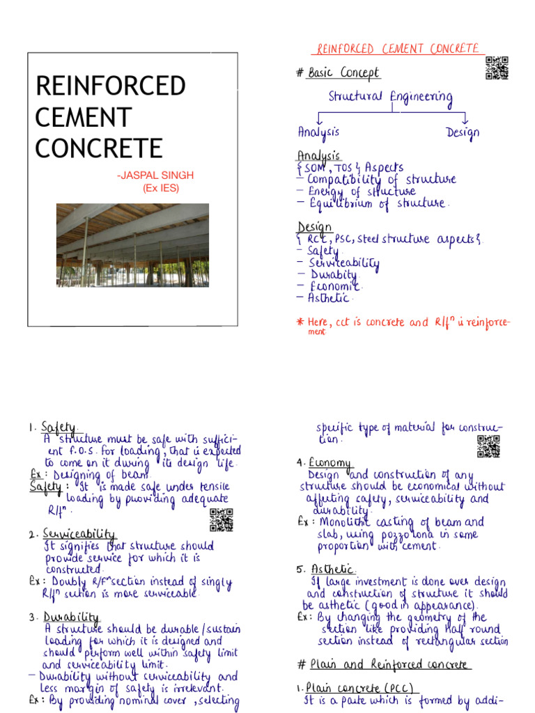 RCC Printable | PDF | Concrete | Strength Of Materials