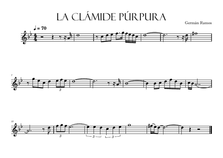 La Clámide Púrpura: Análisis y Detalles | PDF