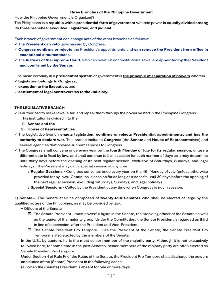 Branches of Power - Government As Institution | PDF | Pardon | American ...
