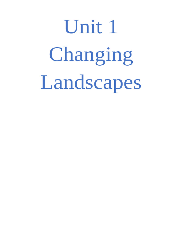 Unit 1 Students Task and Theory. Un | PDF | Tropics | Atmosphere Of Earth
