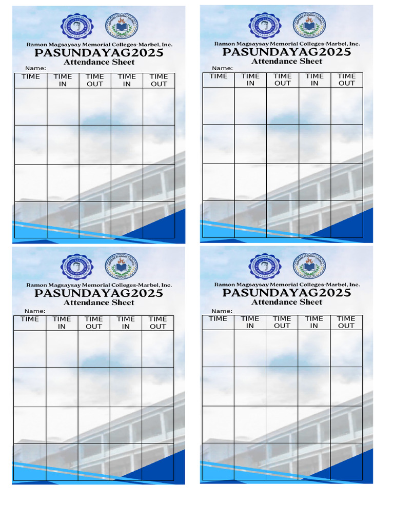 AttendanceCard | PDF