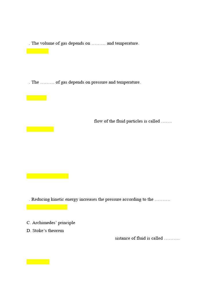 Chapter-3 Solution G-12 Physics | PDF | Fluid Dynamics | Viscosity
