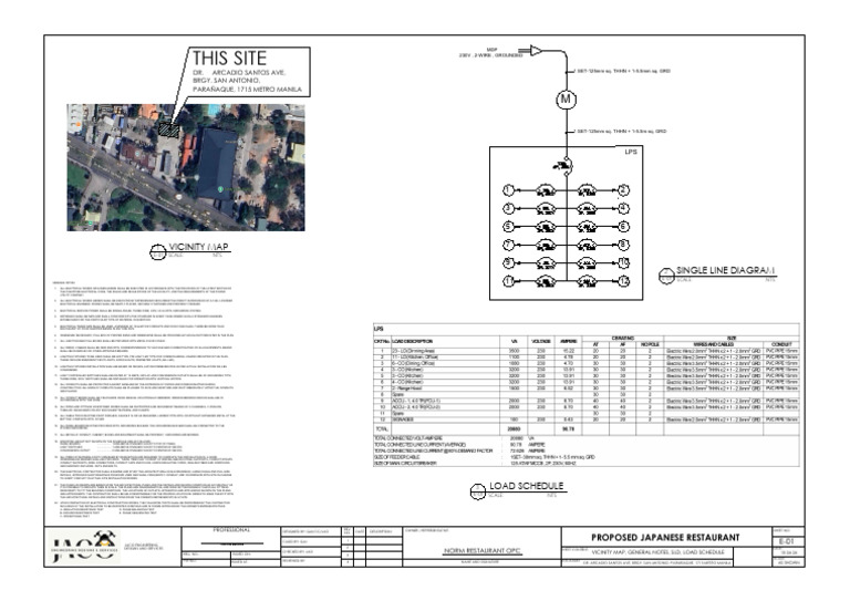 JACO HiromitsuSucat Plan E-01 | PDF | Mains Electricity | Electrical ...