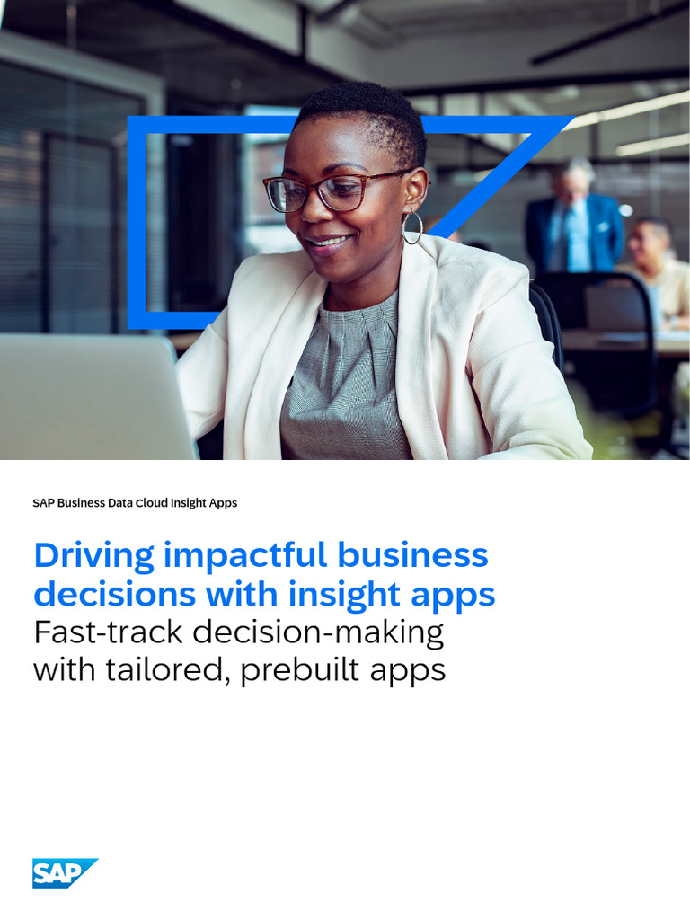 Optimize Decisions with SAP Insight Apps | PDF | Analytics | Cloud ...